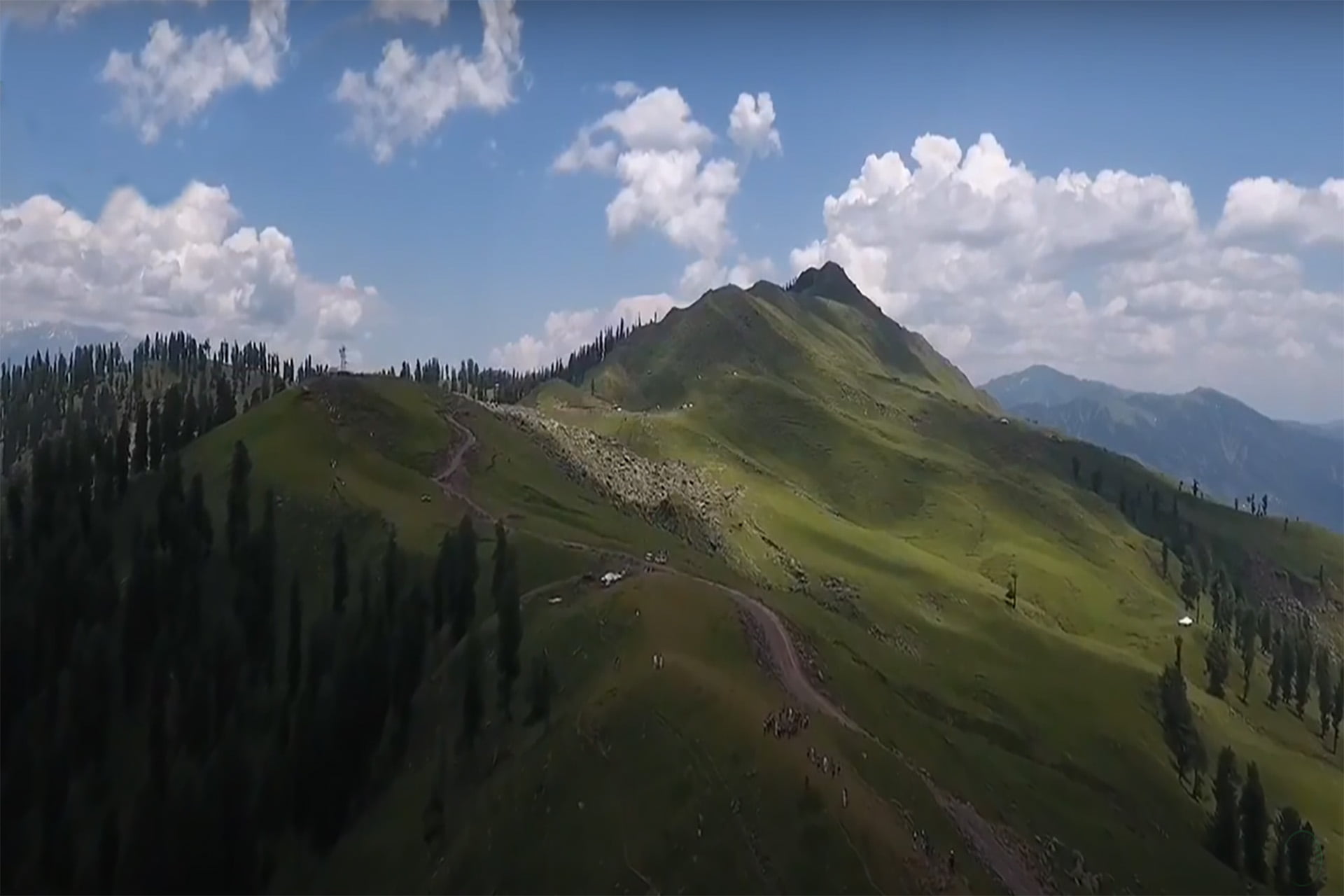 Lush Green Peak at 3,675 meters - Ganga Choti Trek in Bagh Kashmir Pakistan